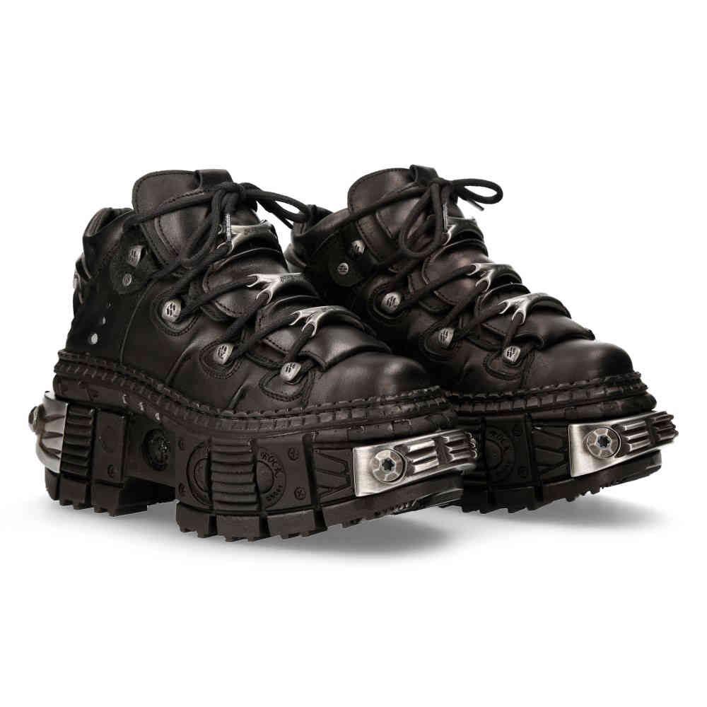 New Rock New Rock - MWALL106S10 Baskets à plateforme - Noir | Attitude
