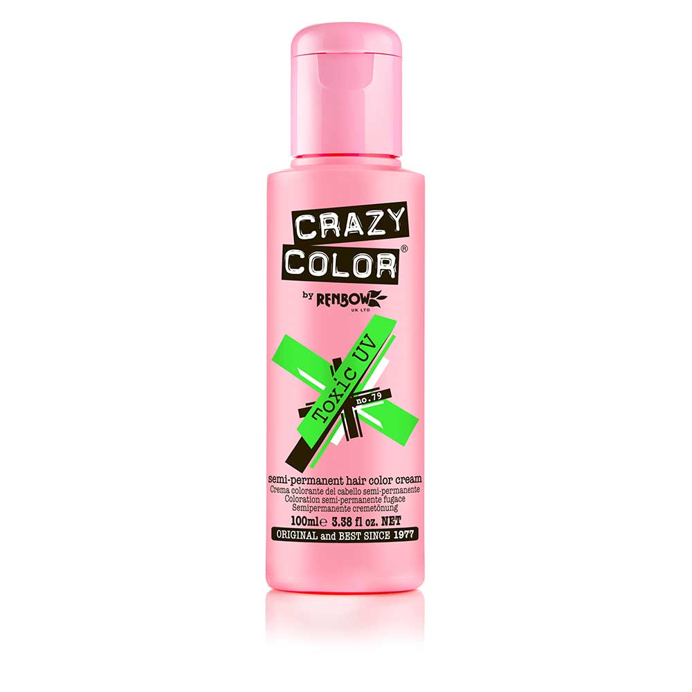 Crazy Color Crazy Color - Toxic UV Coloration semi permanente - Vert