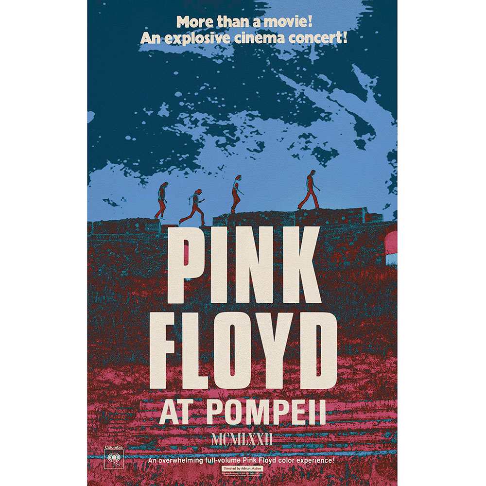 Pink Floyd - Live In Pompeii Textile Poster - Multicolore | Attitude F