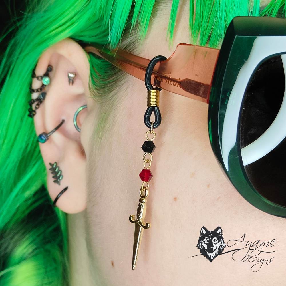 Ayame Designs Ayame Designs - Dagger Stainless Steel Les lunettes pende